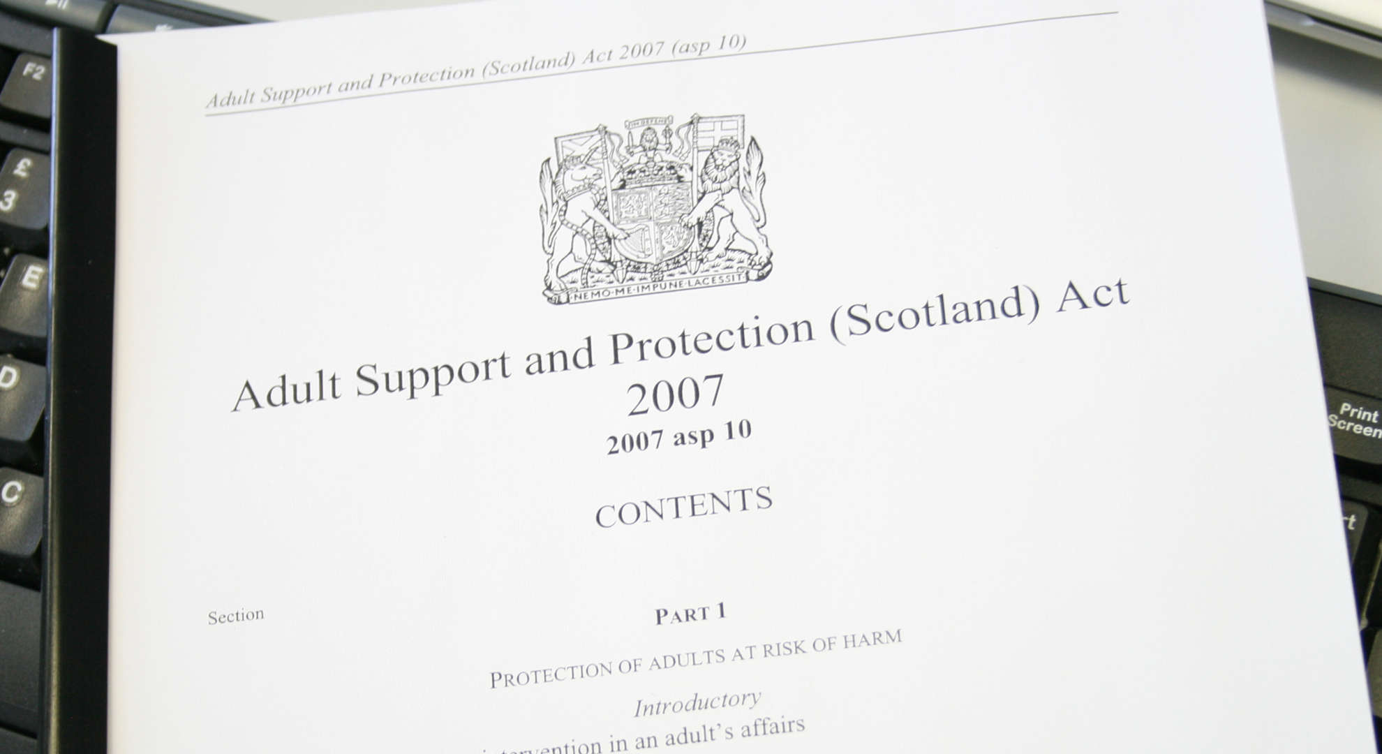 Adult Support and Protection Act | Mental Welfare Commission for Scotland
